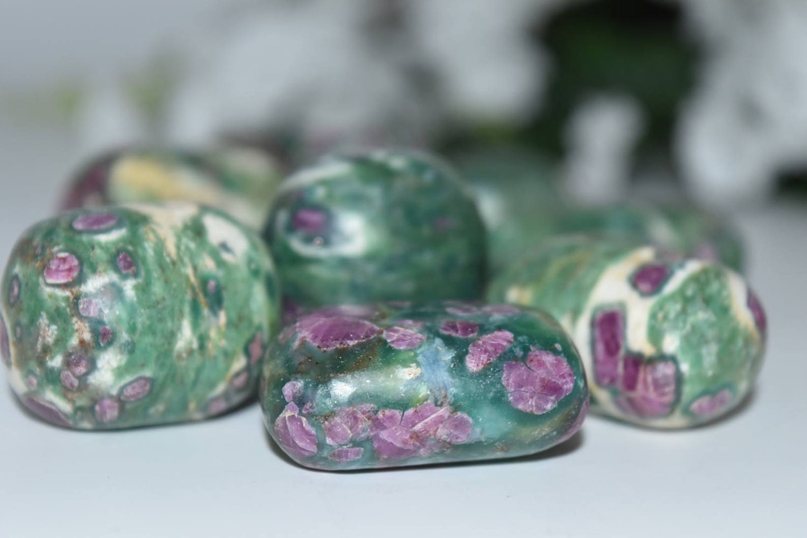 Ruby in Zoisite Tumbled Stone Crystal 1 Pc. anyolite Rock - Etsy