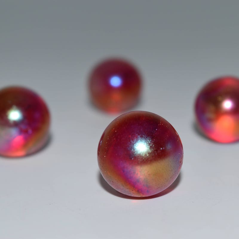 Ruby Aura Quartz - Etsy