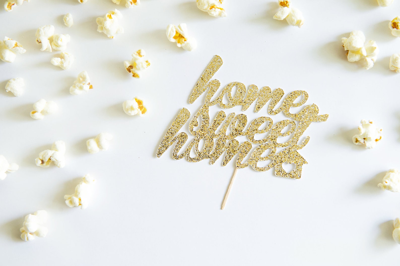 Home Sweet Home Cake Topper for Housewarming Party Glitter Party ...