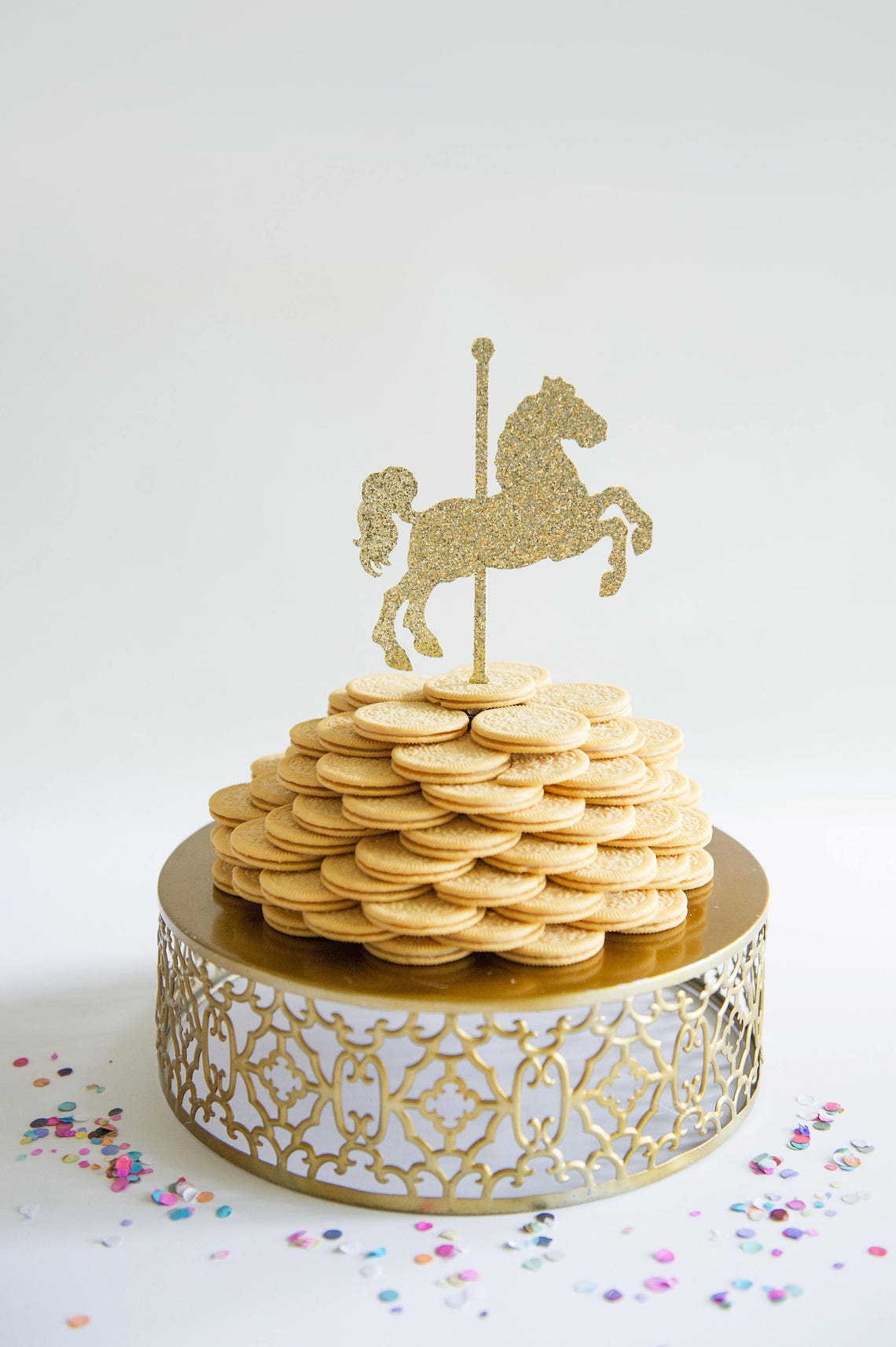 Carousel Cake Topper for Girl's Birthday Graduation | Etsy