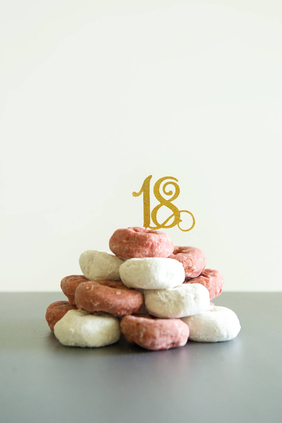 18 Cupcake Toppers, 12CT, Party Decor for Birthday, Anniversary, 18th ...
