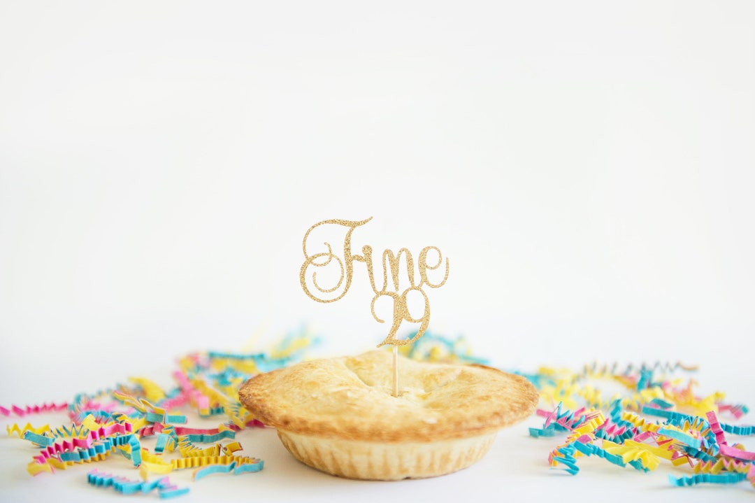 Fine 29 Cupcake Topper, 29th Birthday, Party Decorations, 12CT ...