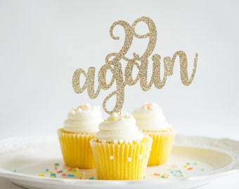 29 Cake Topper - Etsy