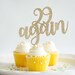 29 Again Cake Topper Happy Birthday Anniversary Glitter - Etsy