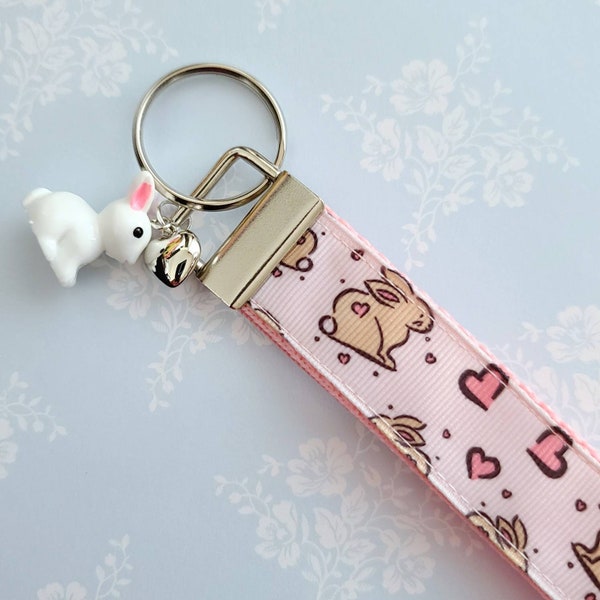 Bunny Keychain - Etsy