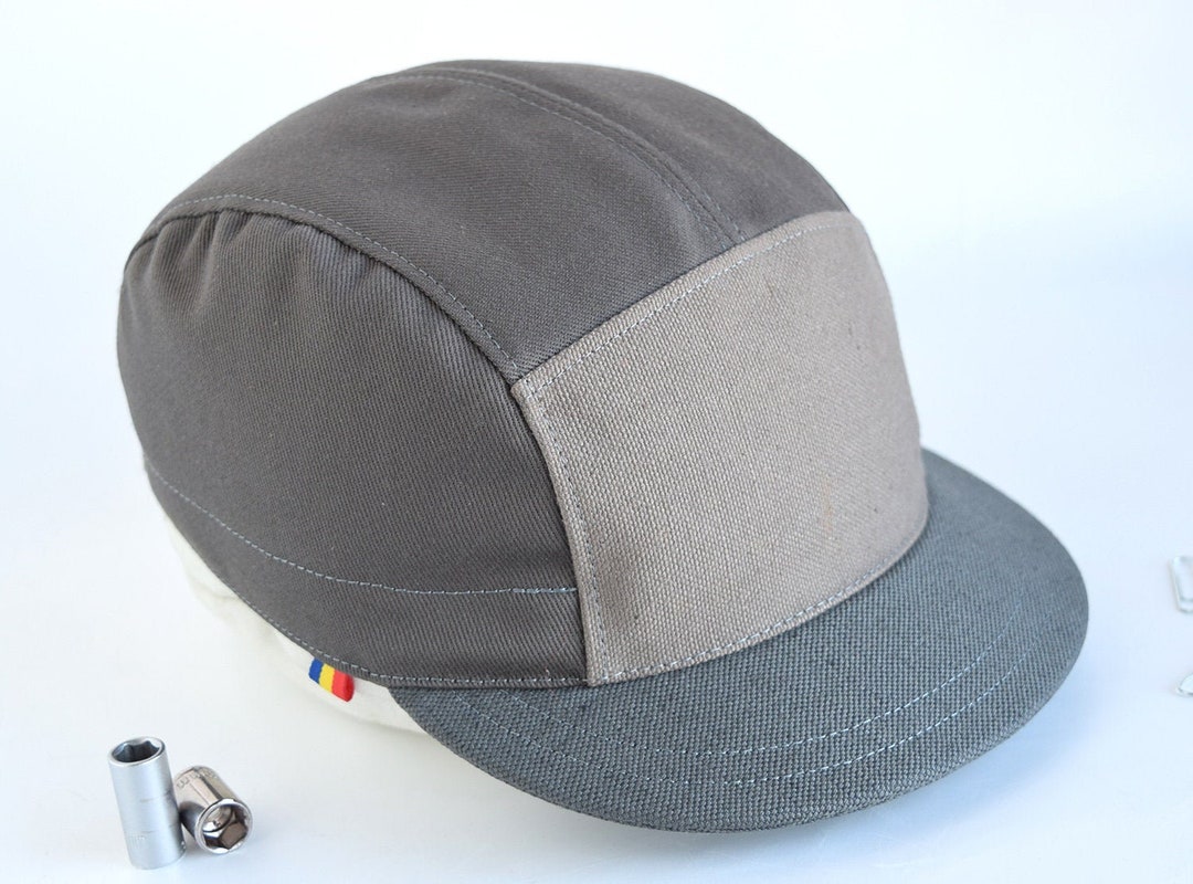 Army 5 Panel Hat, Military Cycling Cap, Upcycled Front Panel, Three ...