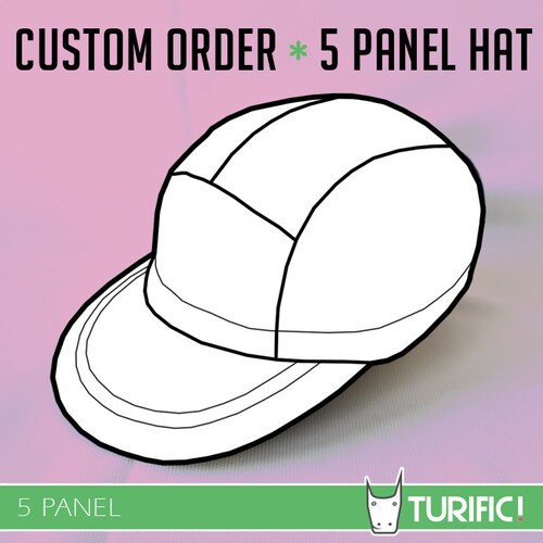 Custom 5 Panel Hat Five Panel Cap Custom Hat Bespoke Cap - Etsy