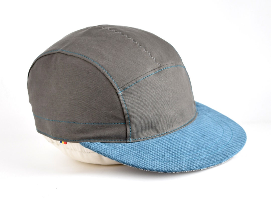 Grey 5 Panel Hat Grey Snapback Hat Five Panel Cap Seafoam - Etsy