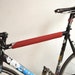 Dark Red Bicycle Frame Pad. Top Tube Padding. Bike Top Tube Protector ...