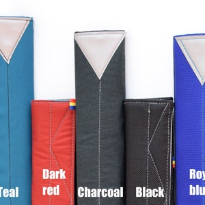 Teal Bike Top Tube Protector: Handmade Bicycle Frame Pad - Etsy