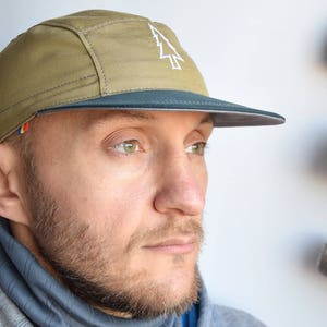 Embroidered 5 Panel Cap, Pine Tree Embroidery, Snapback Cap, Pine Tree ...