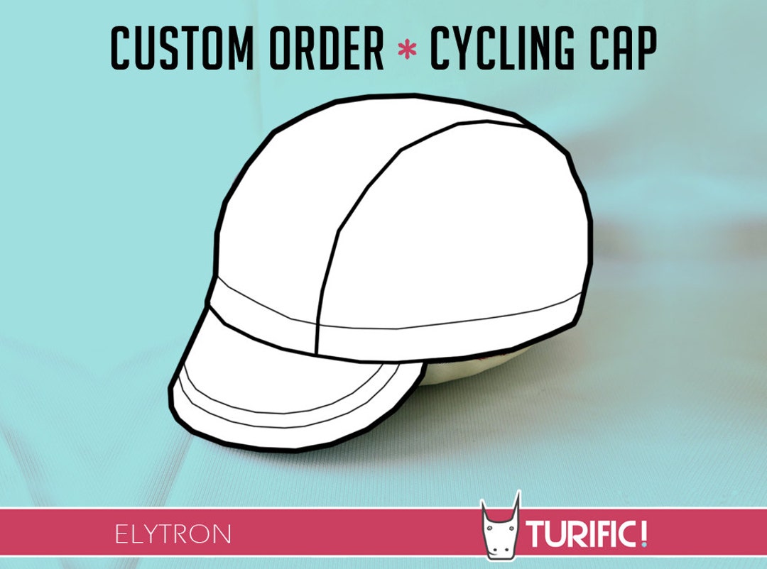 Custom Cycling Cap, Elytron, Cycle Cap, Turific, Fixed Gear Cap - Etsy