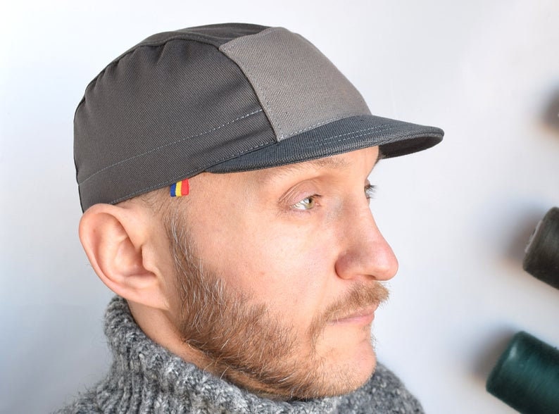 Army 5 Panel Hat, Military Cycling Cap, Upcycled Front Panel - Etsy