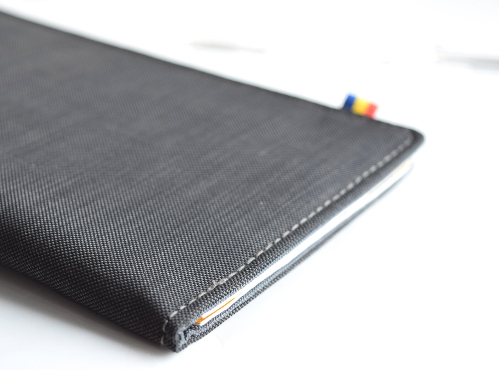 Dark Gray Vegan Wallet Tall Womens Wallet Minimalist Bifold - Etsy