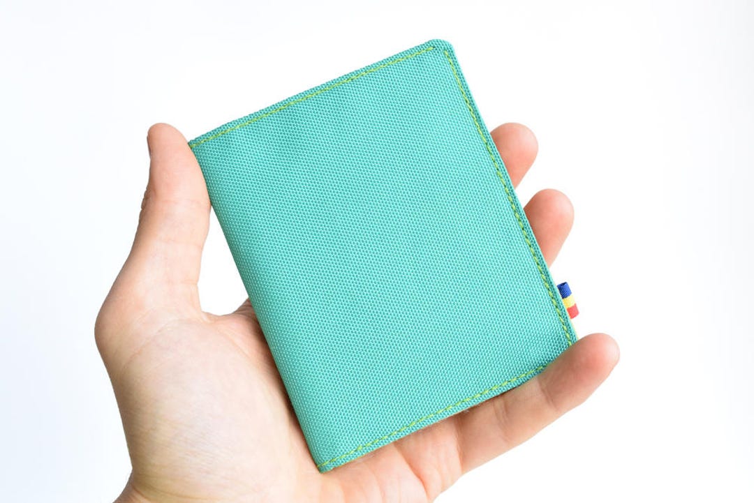 Vegan Wallet. Emerald Green Cordura Wallet. Slim Wallet. Thin Wallet ...
