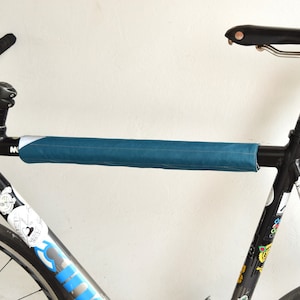 Bike Top Tube Protector. Teal Bicycle Frame Pad. Top Tube Cover - Etsy