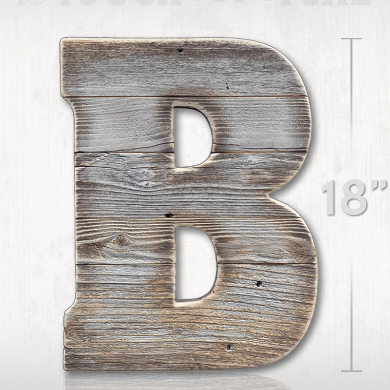 Rustic Letter - Etsy