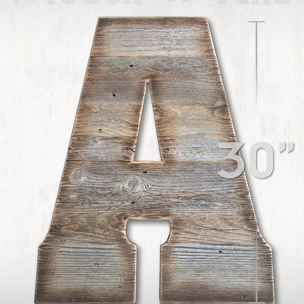 Rustic Wood Letters - Etsy