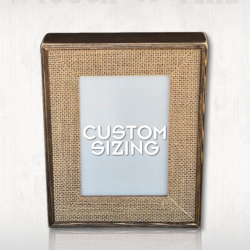 Burlap Frame - Etsy