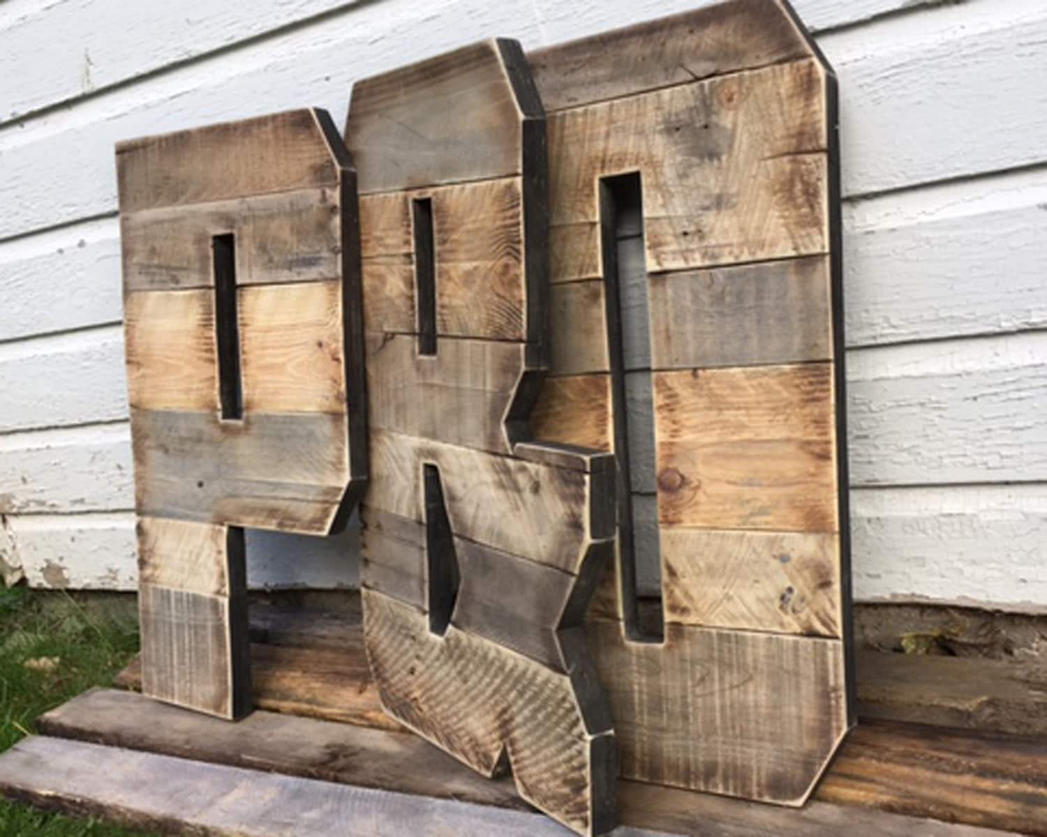 Pallet Letters. A to Z. 24 Inch. 0 to 9. Rustic Letters. | Etsy