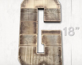Rustic Letters - Etsy