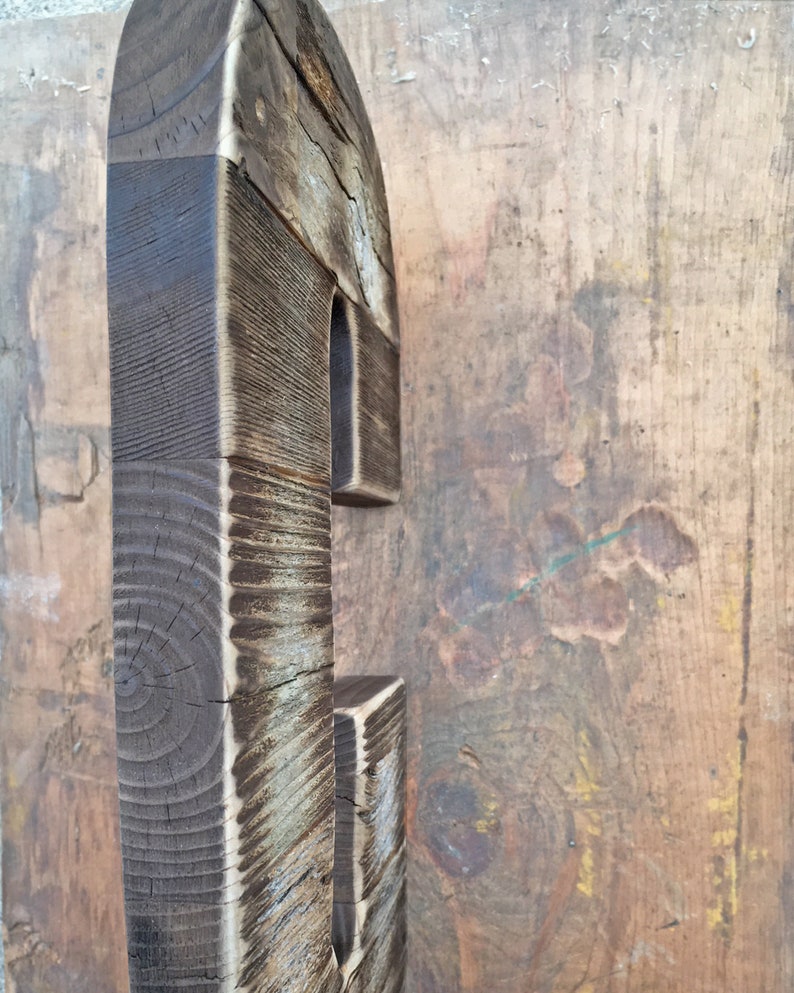 12 Reclaimed Letter. A to Z. 0 to 9. Rustic Letter. - Etsy