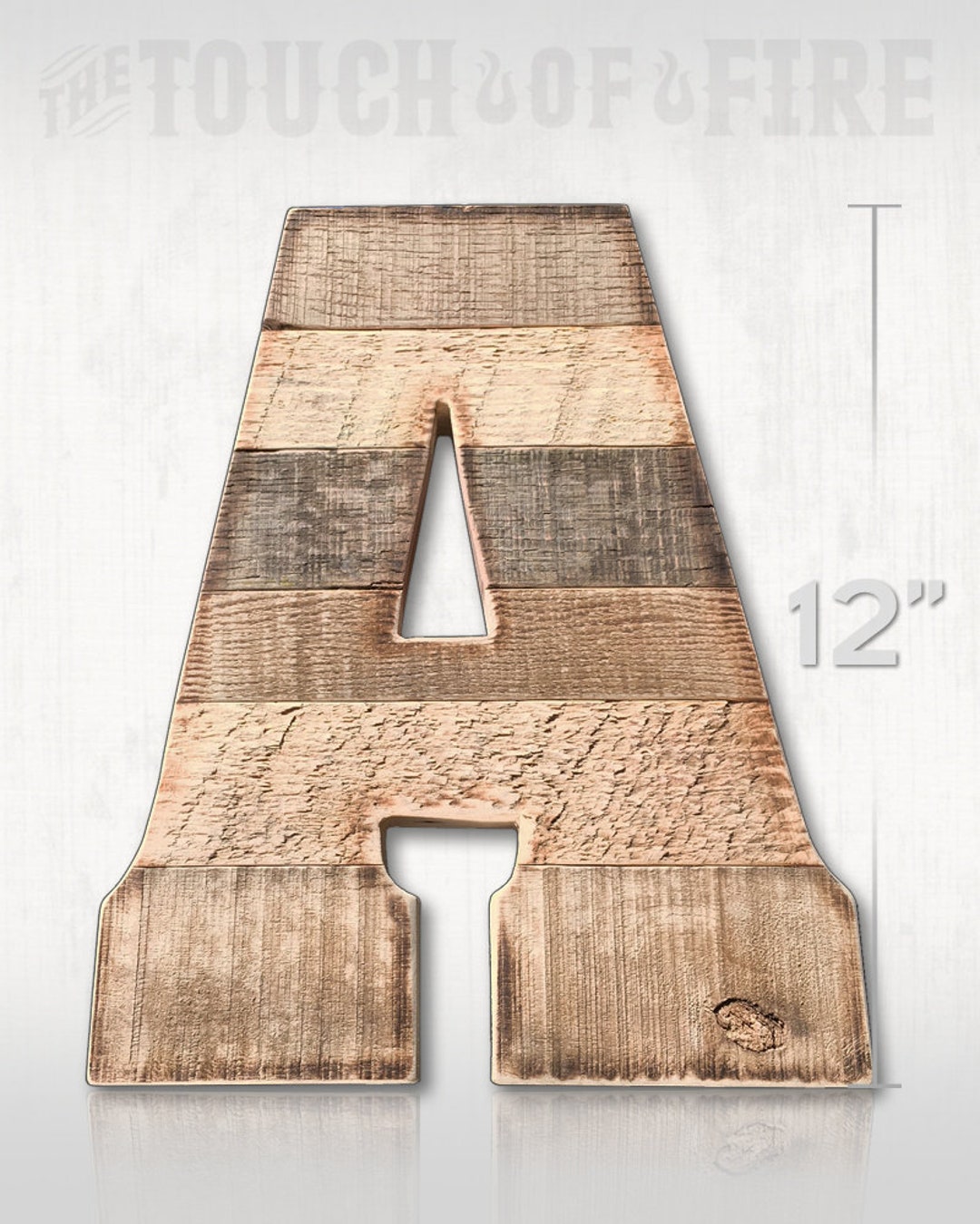 12" Reclaimed Letter. A to Z. 0 to 9. Rustic Letter. Marquee Letter ...