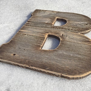 24" Reclaimed Letter. A to Z. 0 to 9. Rustic Letter. Marquee Letter ...