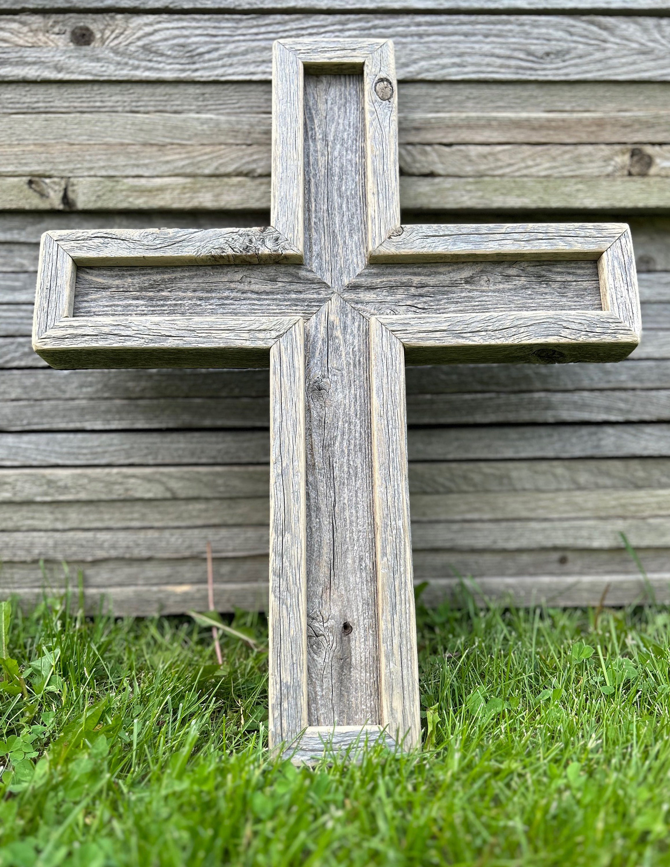 Barn Wood Barnwood Reclaimed Wood Cross - Etsy