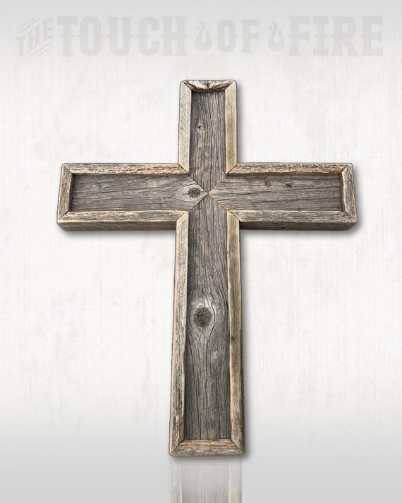 Barn wood Barnwood Reclaimed wood Cross | Etsy