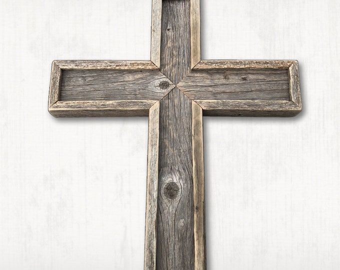 Barn Wood Barnwood Reclaimed Wood Cross - Etsy
