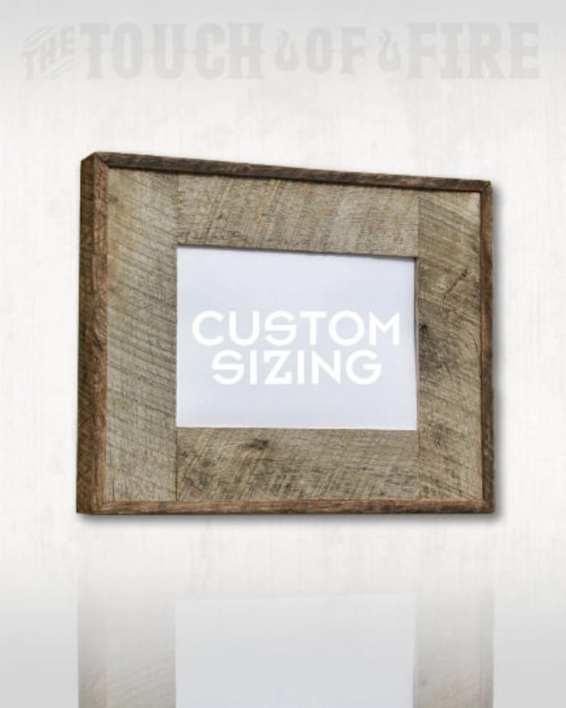 Natural Reclaimed Authentic Barn Wood Picture Frame - Etsy