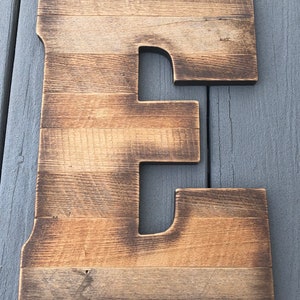 18" Barnwood Letter. A to Z. 0 to 9. Rustic Letter. Marquee Letter ...