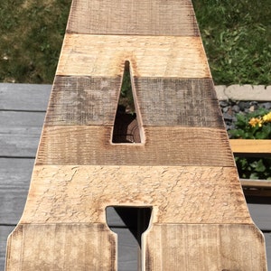 12" Reclaimed Letter. A to Z. 0 to 9. Rustic Letter. Marquee Letter ...