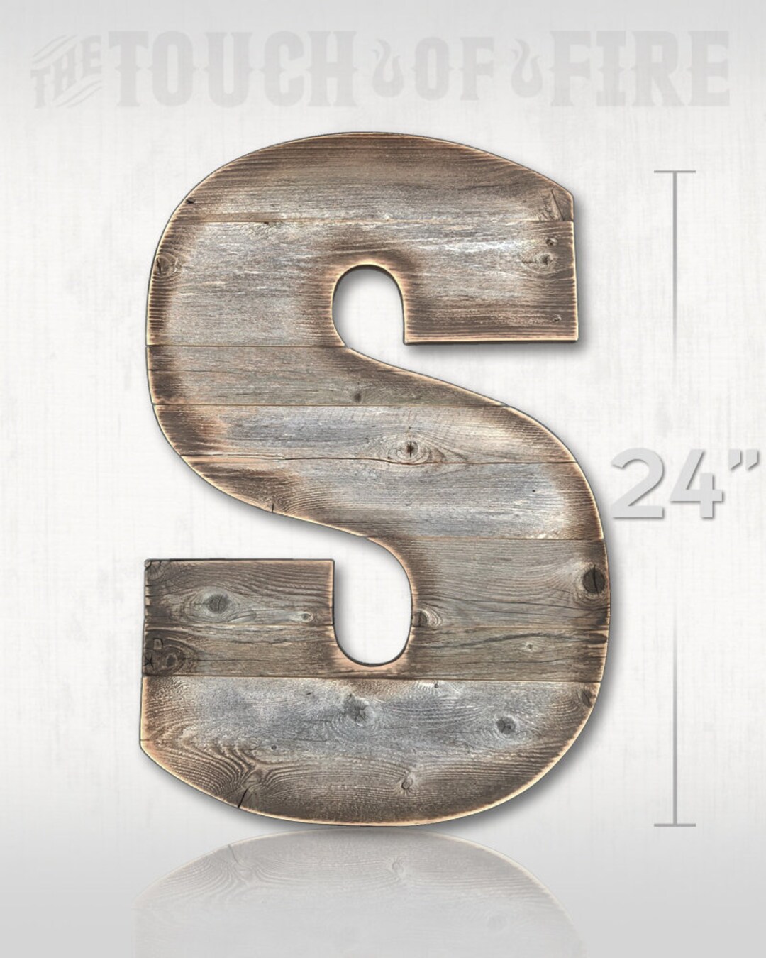 24" Reclaimed Letter. A to Z. 0 to 9. Rustic Letter. Marquee Letter ...