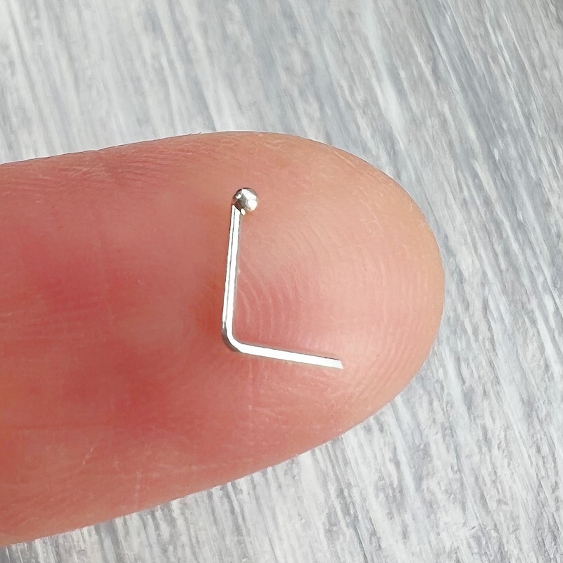 Micro Nose Stud - Etsy