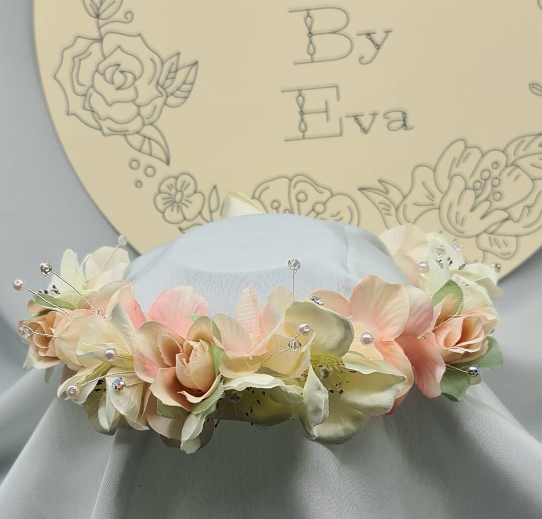 Flower Crown.flower Head Crown, Floral Crown Bride,flower Crown ...