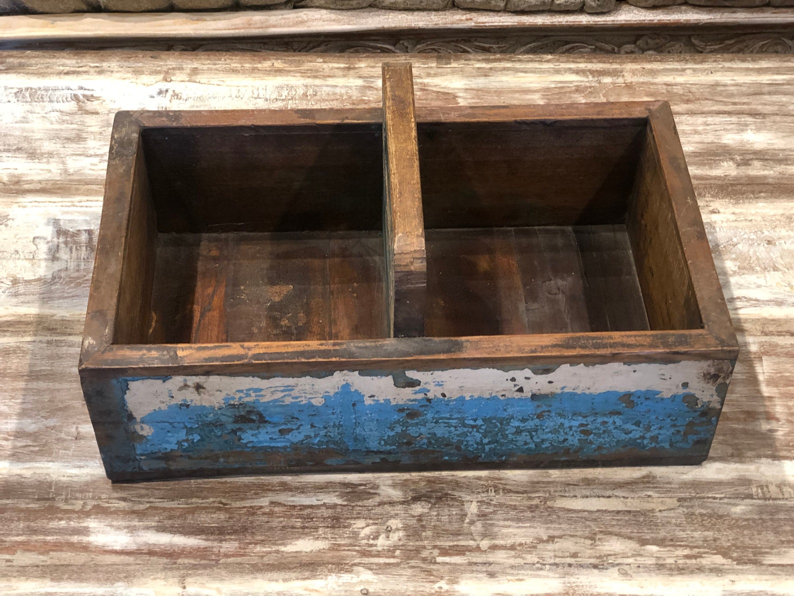 Wooden Container Wooden Tray reclaimed wood planter | Etsy