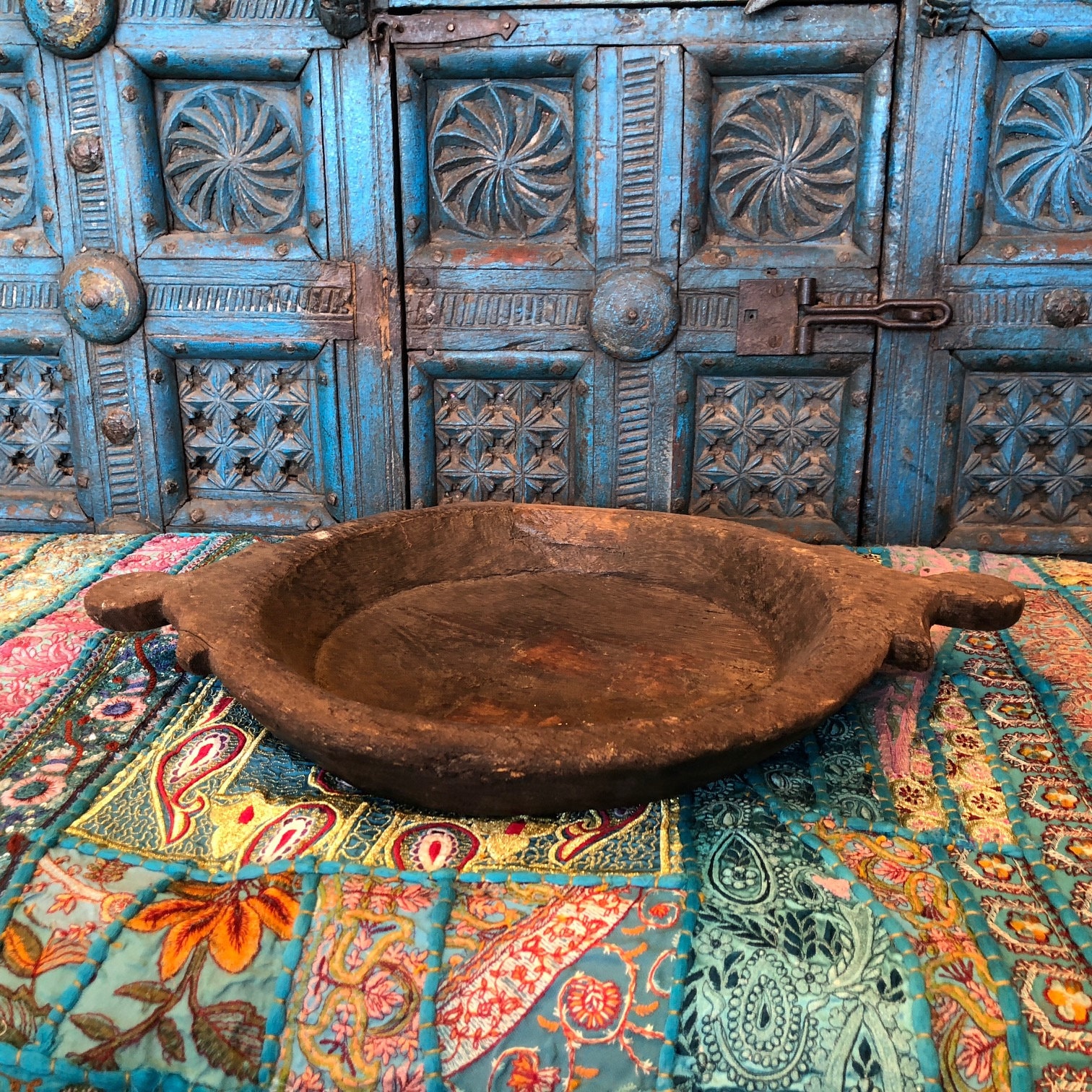 Indian Parat wooden Bowl, wooden bowl, bowl, teak bowl. wooden tray