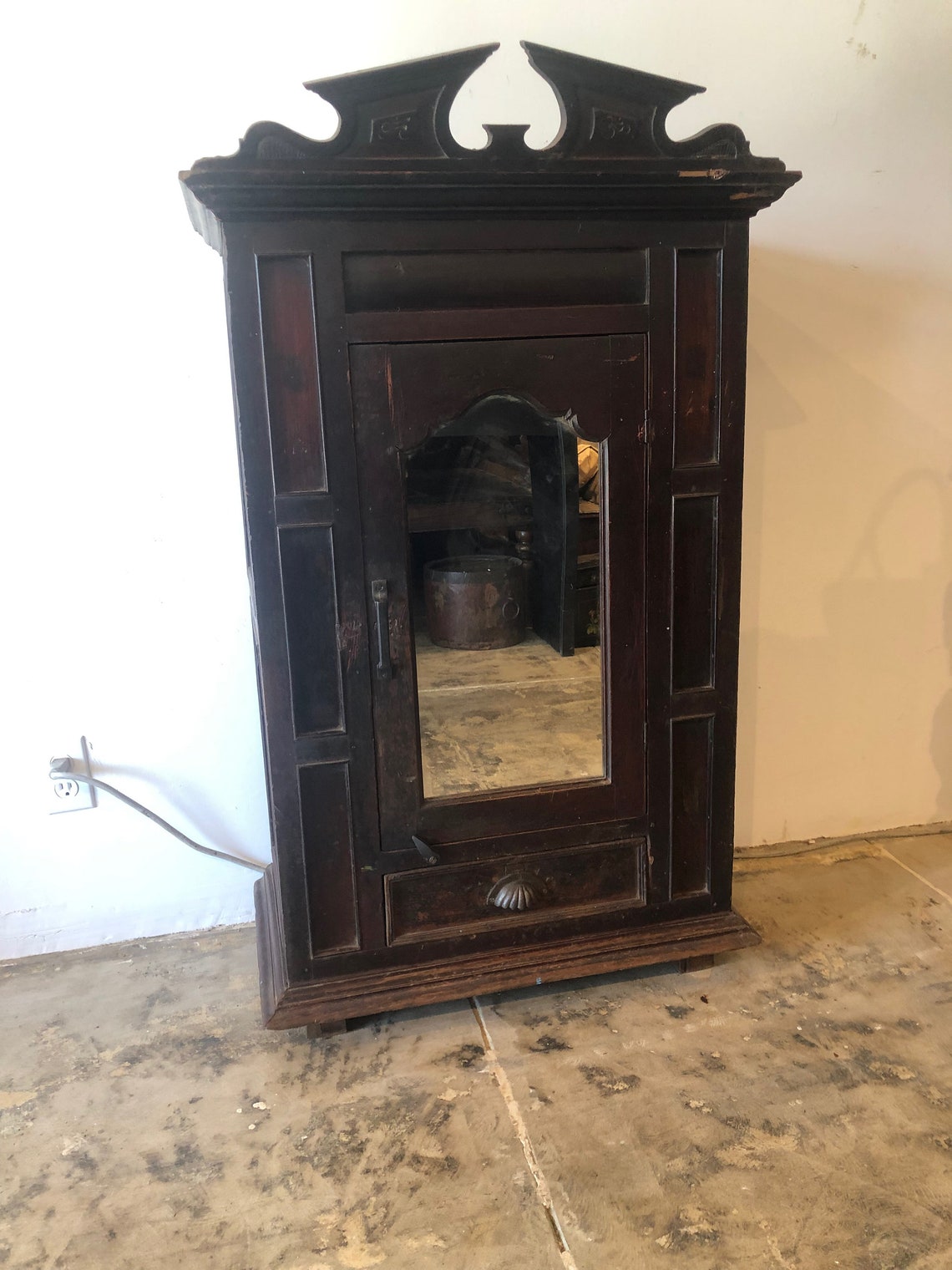 Wooden Om Cabinet cabinet Storage Vintage Furniture indian | Etsy