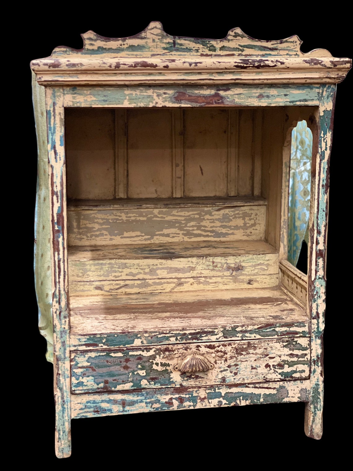 Indian Temple Showcase Display Case Altar Shrine Wooden | Etsy