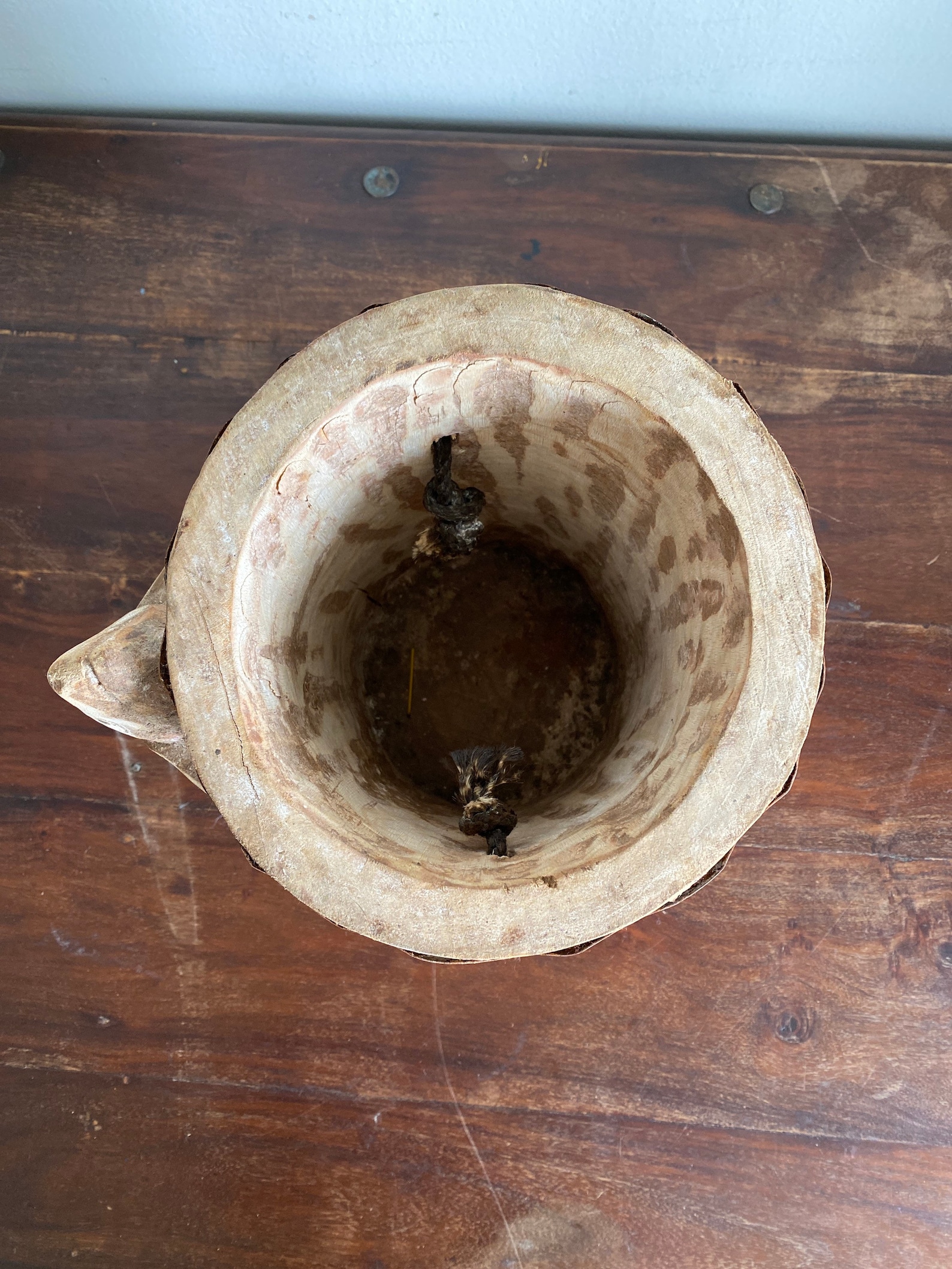 Indian Tribal Wooden Planter Decorative Pot Rustic Wooden - Etsy