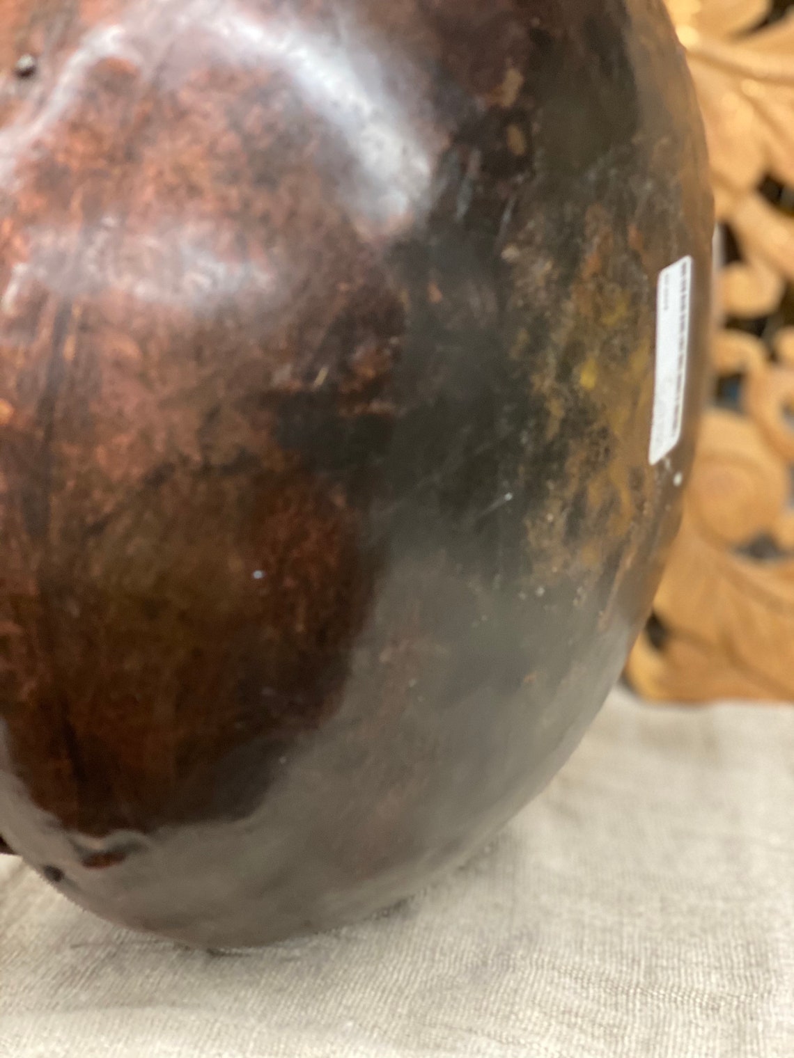 Indian Brass Ukhali Iron Pot Indian Decor Home Decor | Etsy