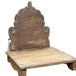 Vintage Low Folding Wooden Bajot, Vintage Low Table, Wooden Decorative ...