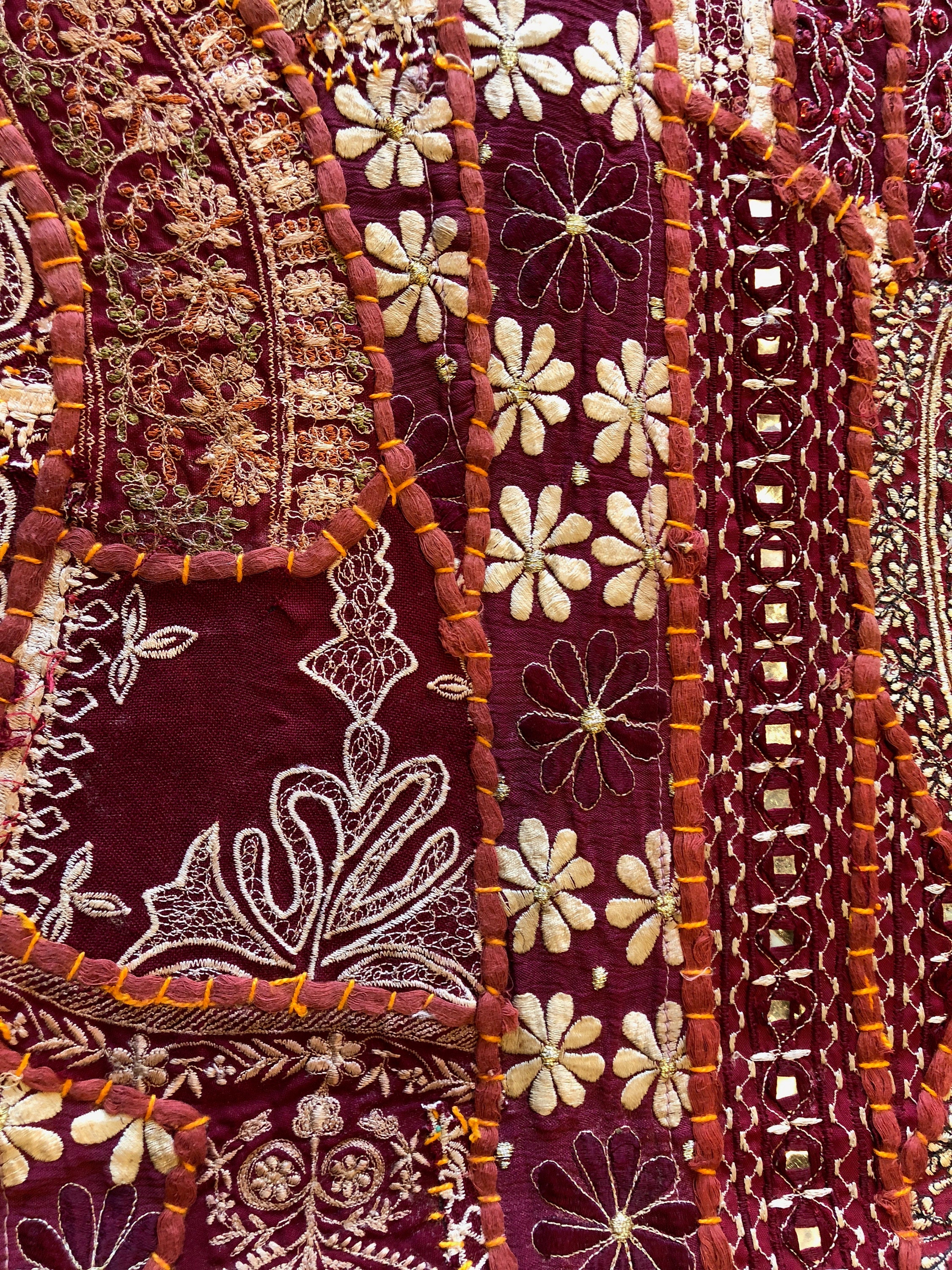 Eggplant Bohemian patchwork tapestries, Multi color, Wall Hanging ...