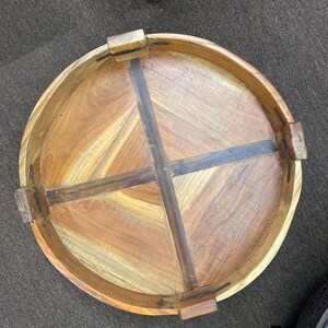 Ottoman, Chakki, Indian Hand Carved Grinder Table, Chakki Table ...