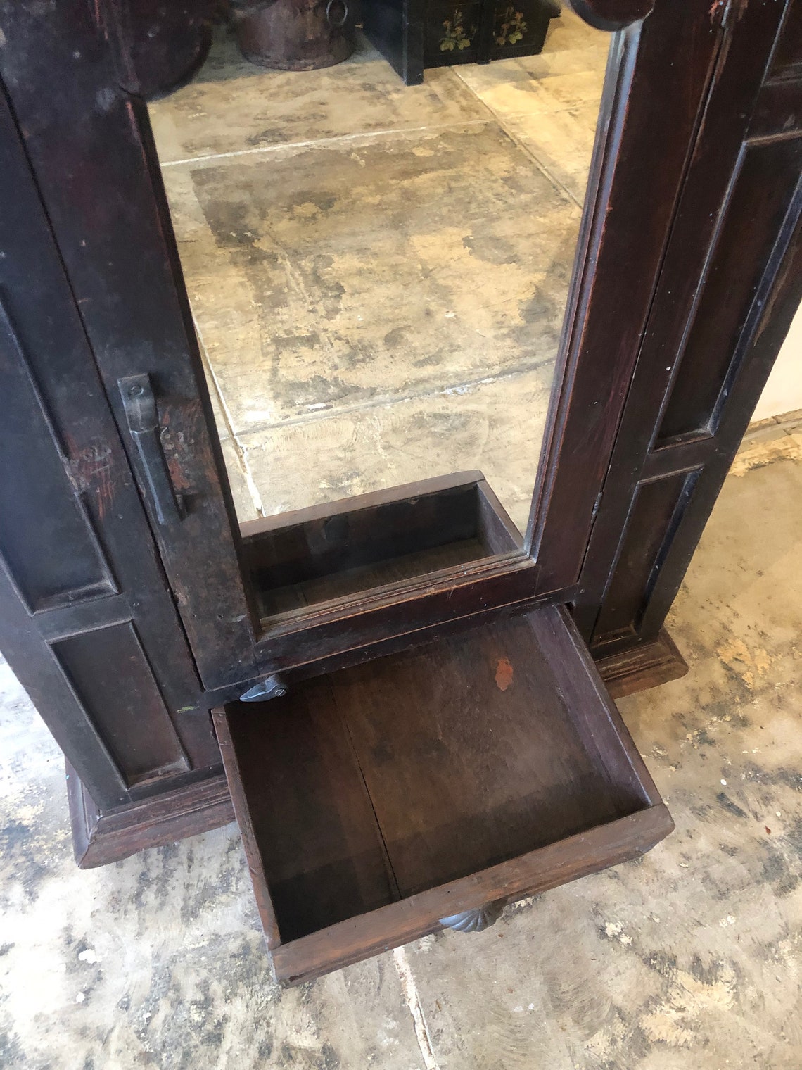 Wooden Om Cabinet cabinet Storage Vintage Furniture indian | Etsy