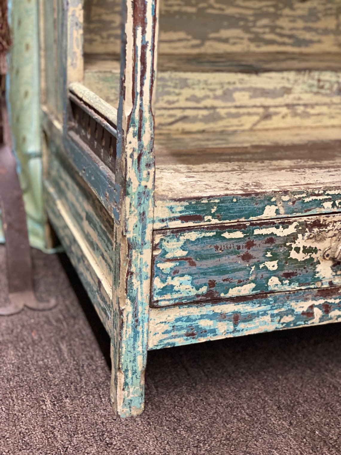 Indian Temple Showcase Display Case Altar Shrine Wooden | Etsy