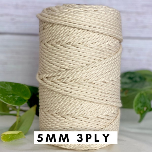 Macrame Cord 5mm - Etsy
