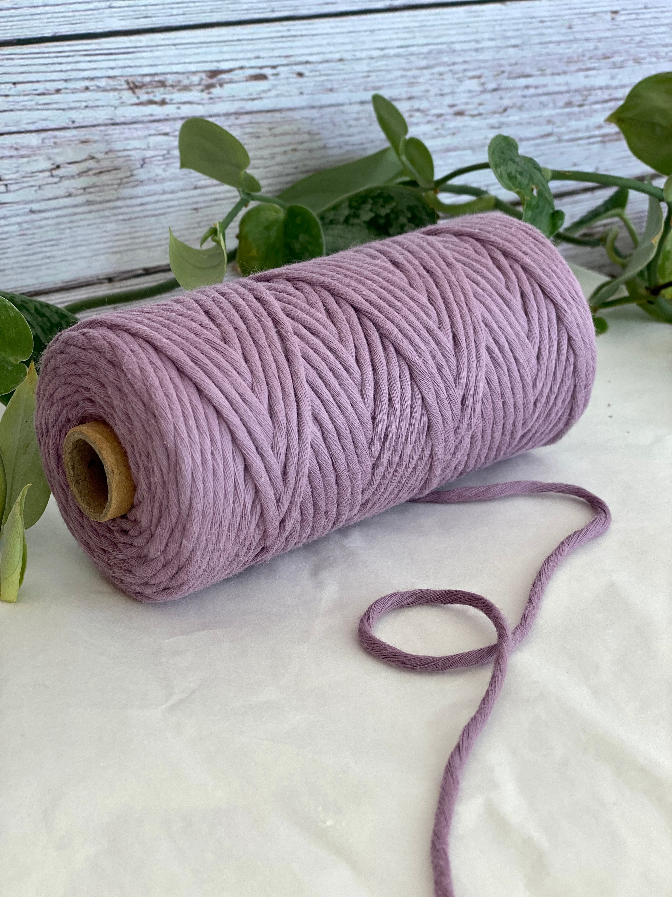 cotton cord - Single twist macrame string twisted macrame cord 108 ...
